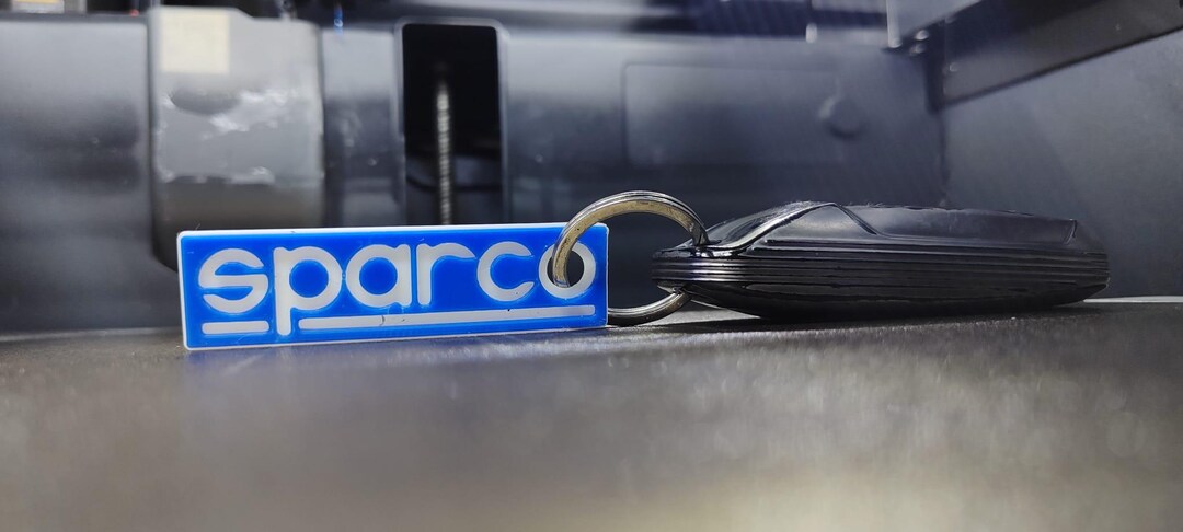 Sparco Keychain 3D Printed - Etsy