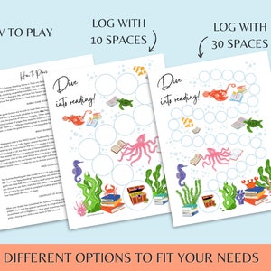 Summer Reading Game Printable, Summer Reading Challenge, Printable ...