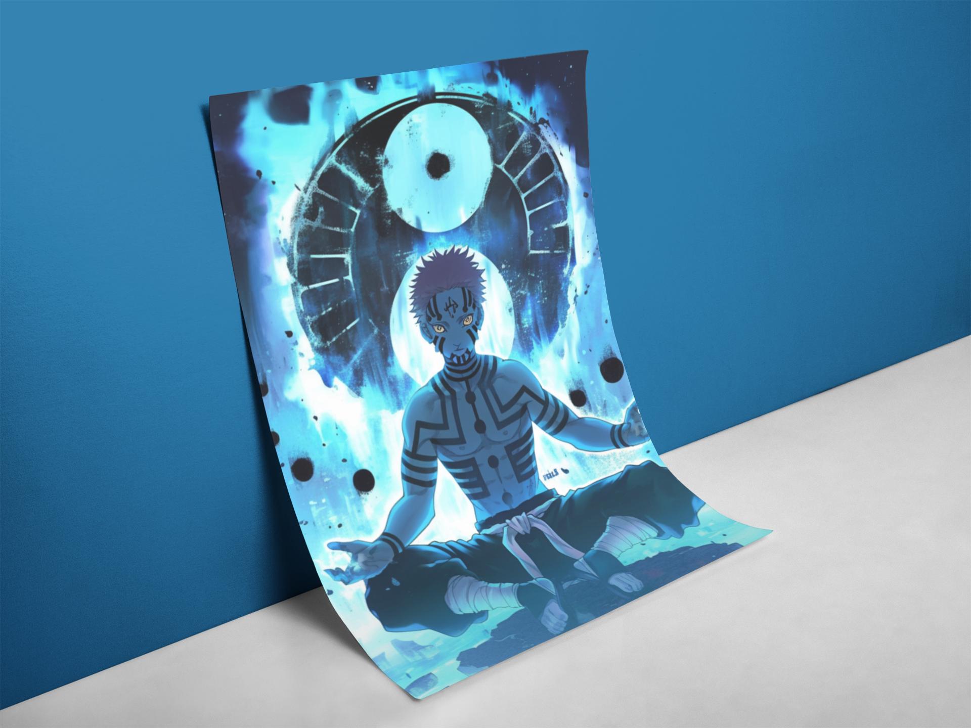 Akaza Poster Demon Slayer Poster Anime Poster Premium Matte Vibrant ...