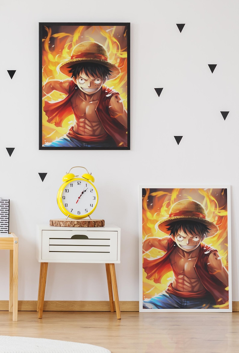 Monkey D. Luffy Poster One Piece Poster Anime Poster Premium Matte ...