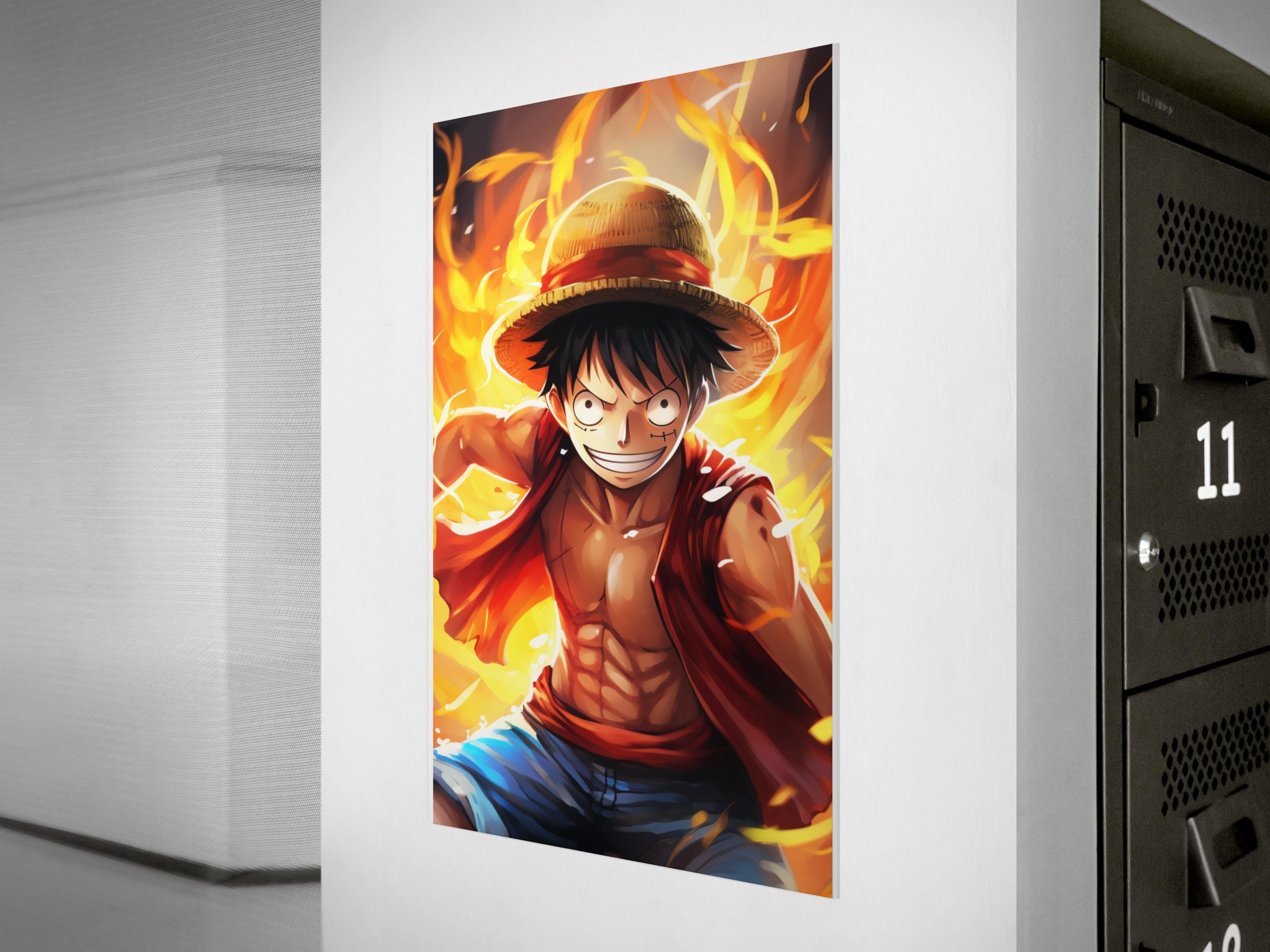 Monkey D. Luffy Poster One Piece Poster Anime Poster Premium Matte ...