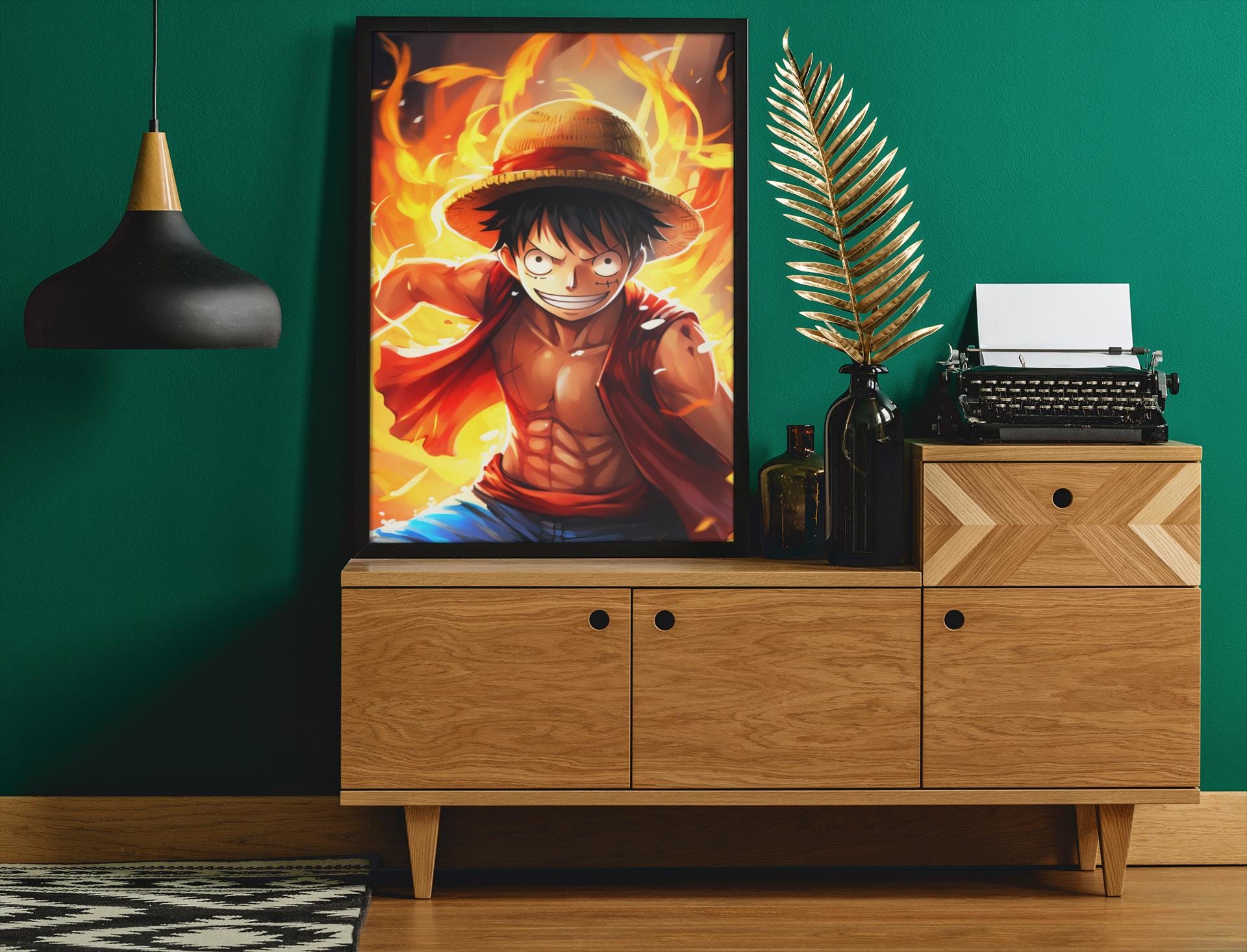 Monkey D. Luffy Poster One Piece Poster Anime Poster Premium Matte ...