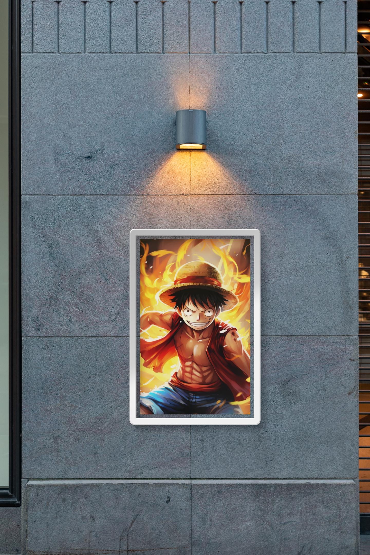 Monkey D. Luffy Poster One Piece Poster Anime Poster Premium Matte ...