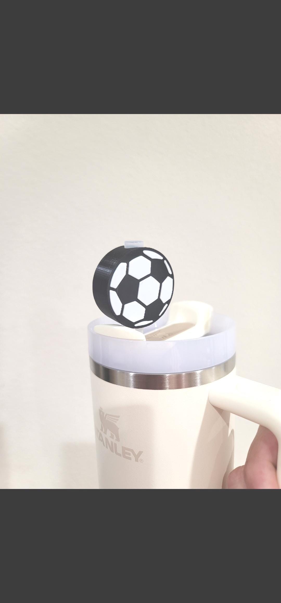 Soccer Ball Straw Topper/charm for Stanley and Simple Modern - Etsy