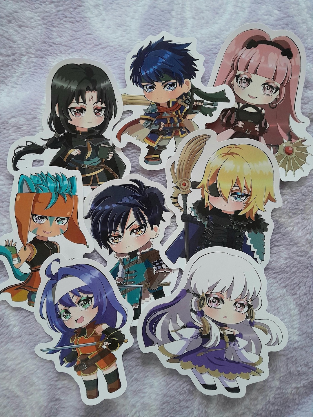 Set of Fire Emblem Stickers 10 CM - Etsy
