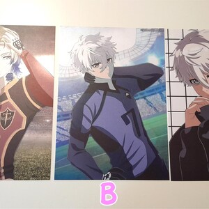 Print A4 Blue Lock / Nagi & Kaiser Pearlescent Paper - Etsy