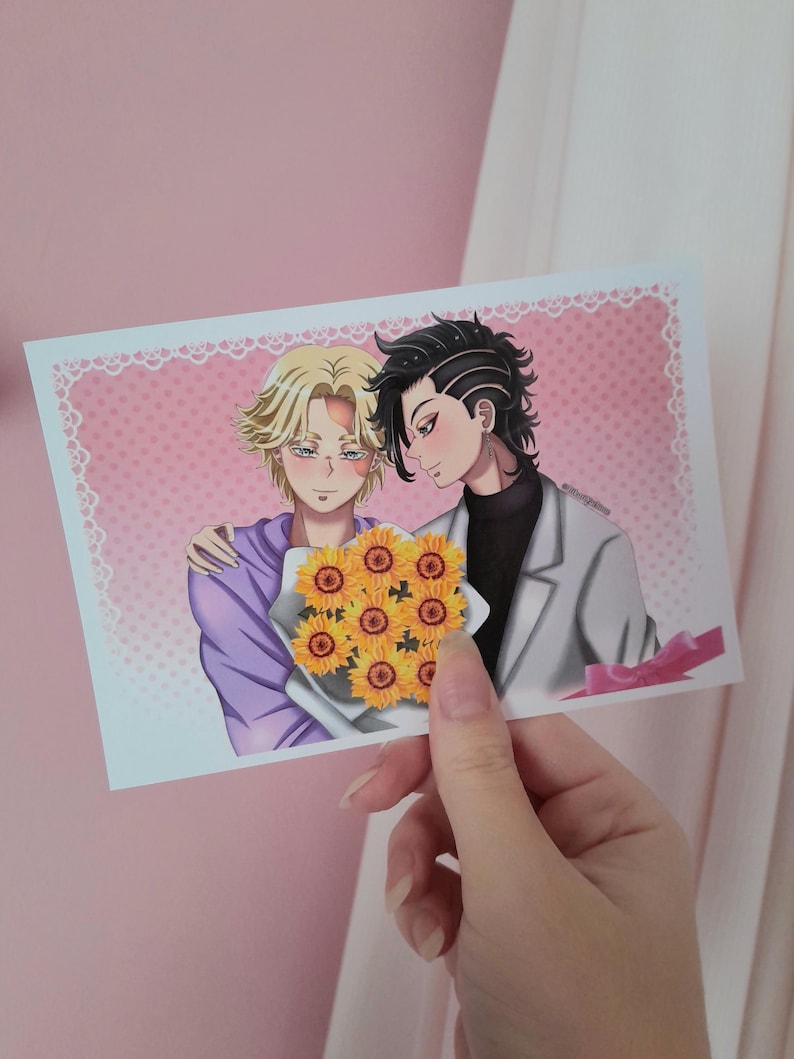 Set of Prints / Postcards of Kokonui and Kakuiza From Tokyo Revengers ...