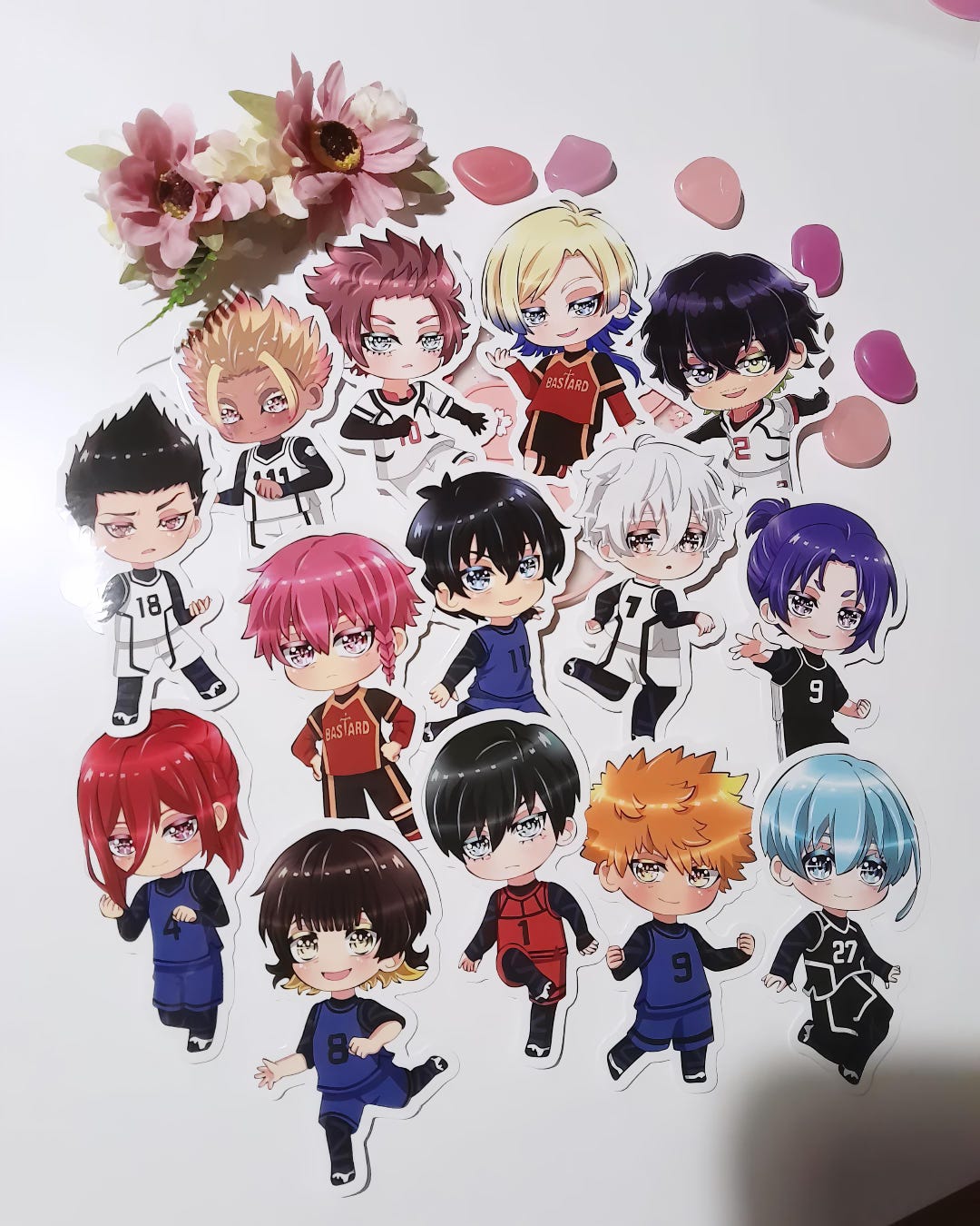 Set of Blue Lock Stickers 10 CM (read Description!) - Etsy