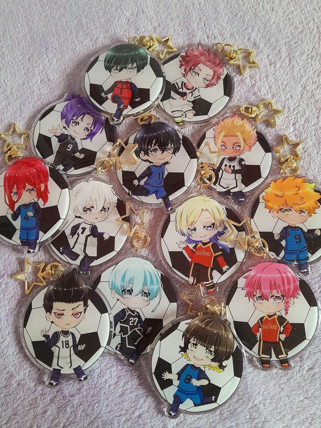 Blue Lock Acrylic Keychain / Charm - Etsy