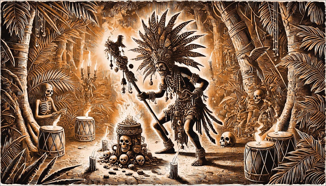 Voodoo Witch Laser Engrave Image Laser Burn PNG File 3D Laser Ready ...