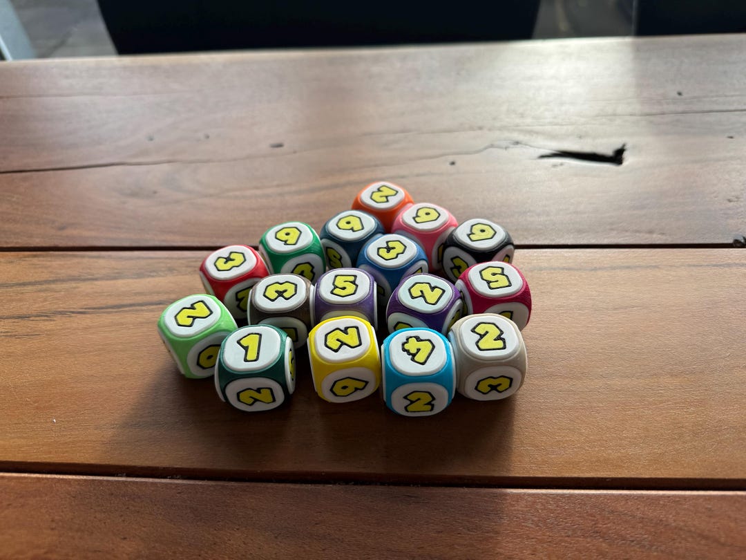 Mario Party D6 Dice - Etsy UK