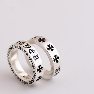 Etsy chrome hearts ring store