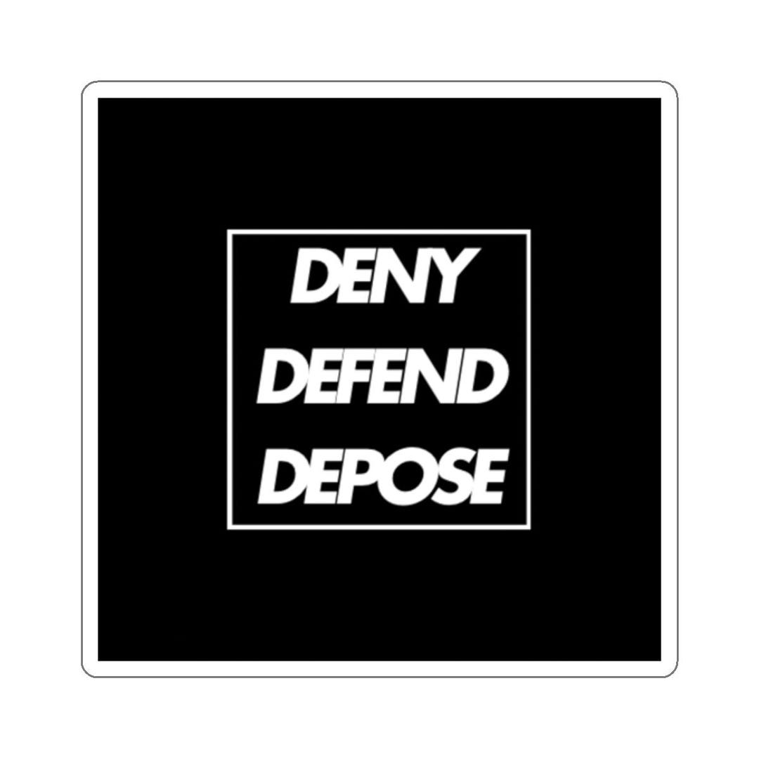 Deny Defend Depose Stickers - Etsy