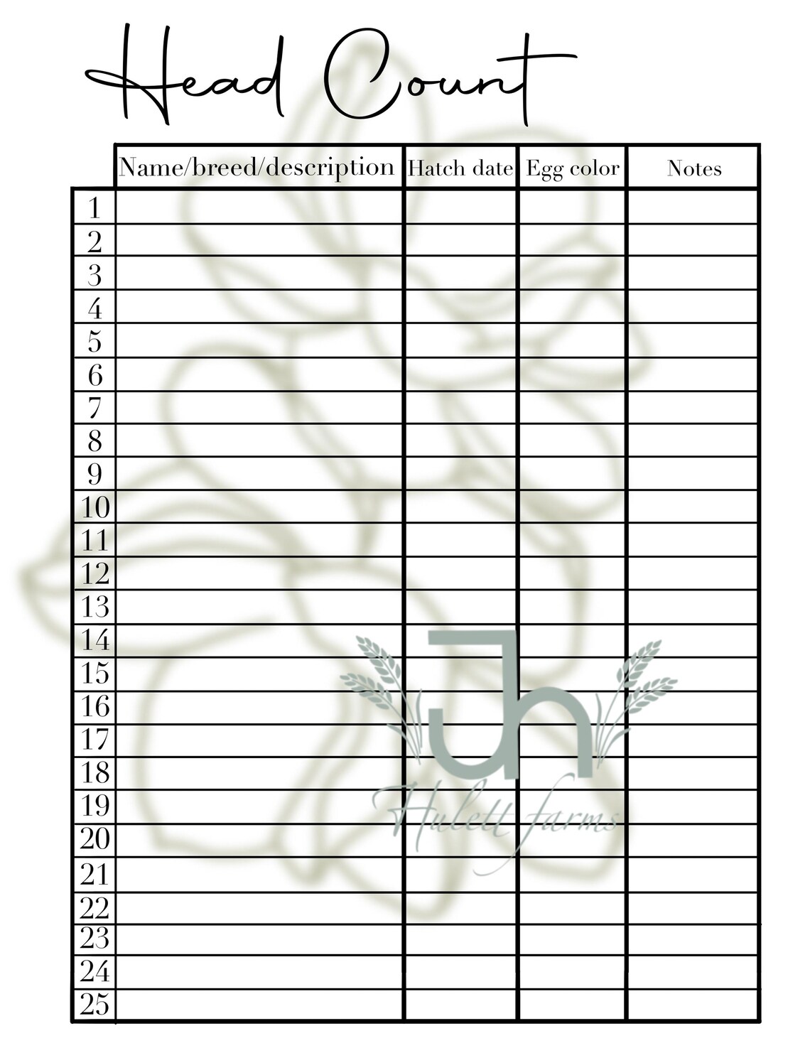 Chicken Logbook Pages - Egg Sales Expense Tracker - Flock Tracking ...