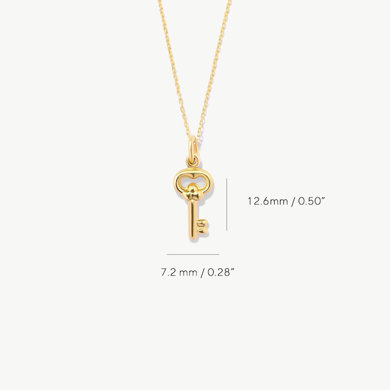 14K Solid Gold Lock and Key Necklace Set: Matching Couple Necklaces - Etsy