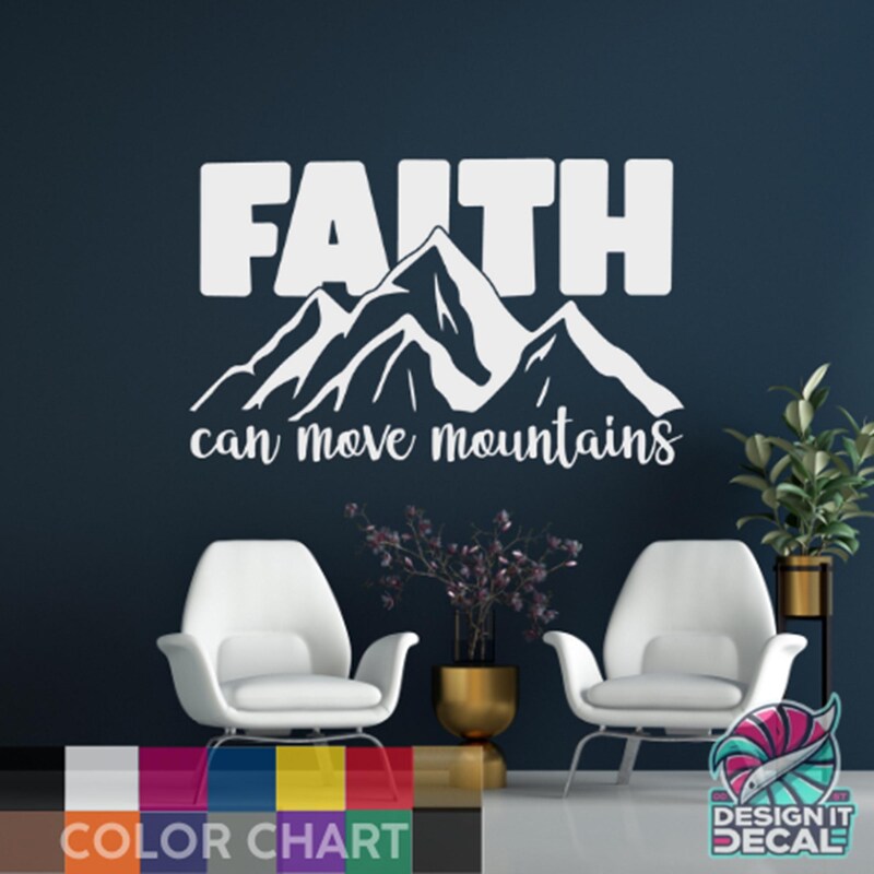 Faith Wall Decal - Etsy