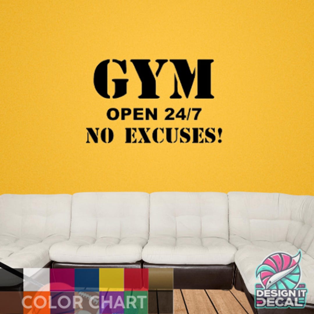 Gym Decal / Lift Weights Decal / Weight Lifting Decal / Gym Window ...