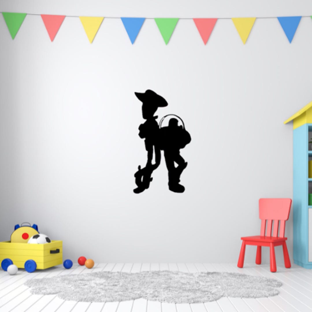 Toy Story Decal / Buzz and Woody Decal / Disney Wall Decal / Buzz ...