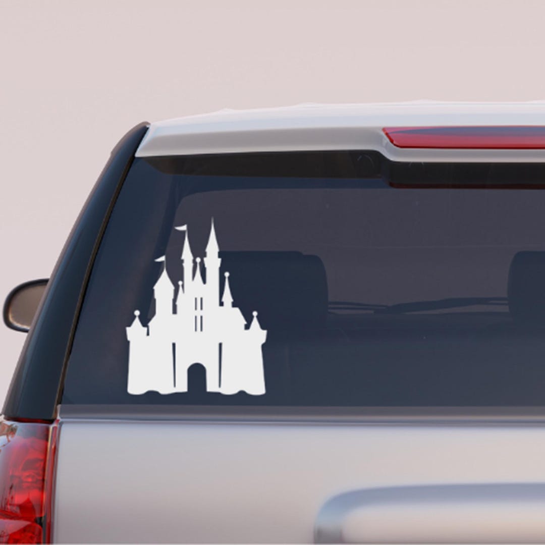 Disney Castle Decal / Disney Car Decal / Disney Car Sticker / Disney ...