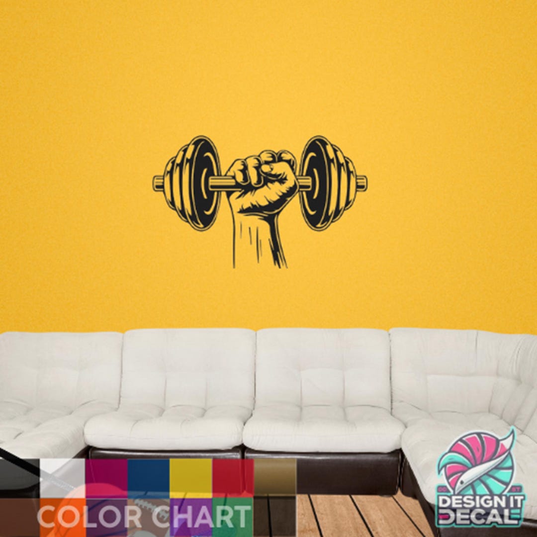 Gym Decal / Lift Weights Decal / Weight Lifting Decal / Power Lifting ...