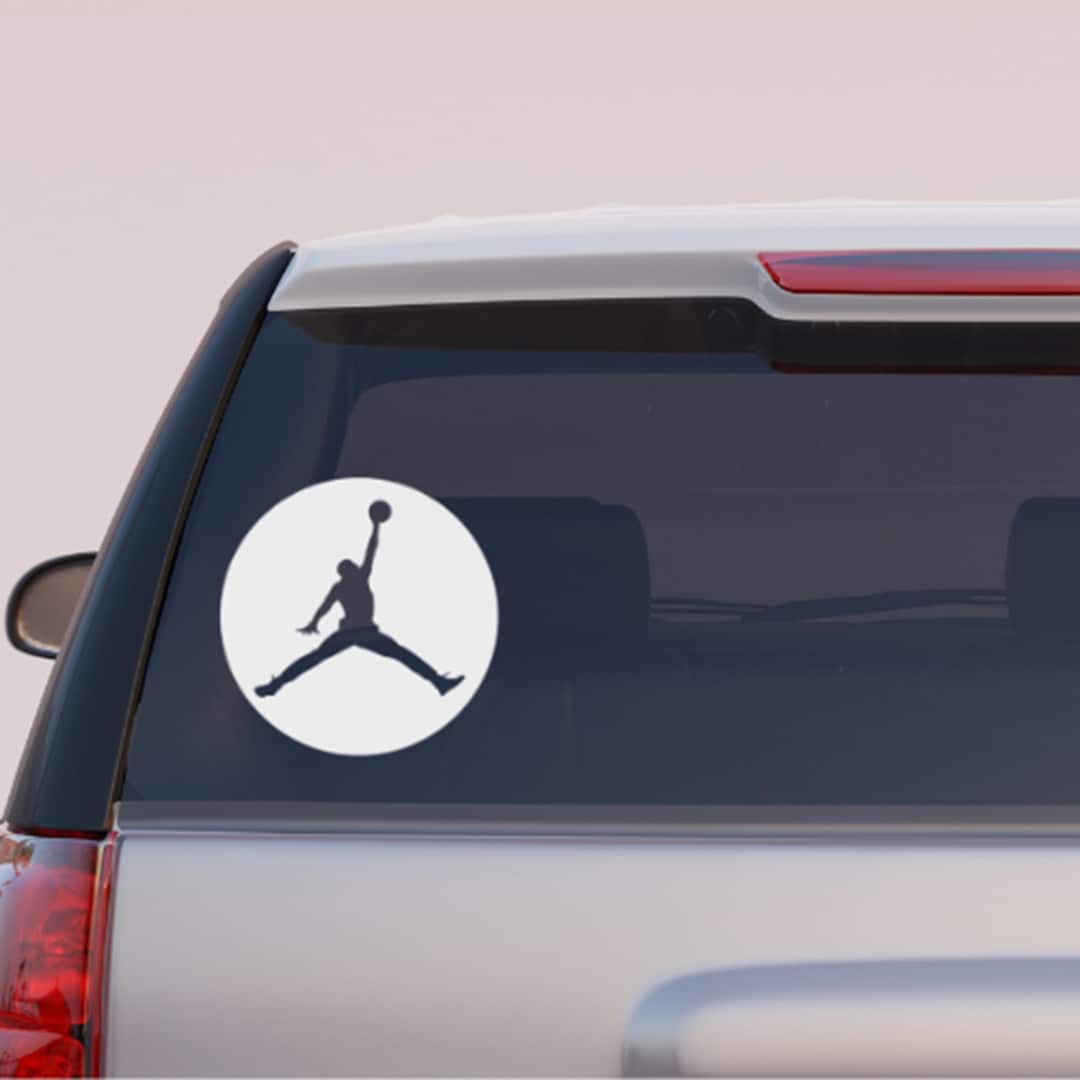 Air Jordan Car Decal / Michael Jordan Decal / Basketball Decal / Jordan ...