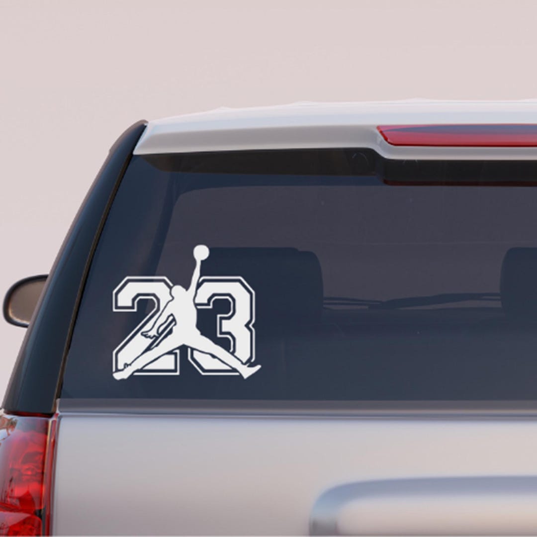 Jordan 23 Car Decal / Michael Jordan Decal / Basketball Decal / Jordan ...