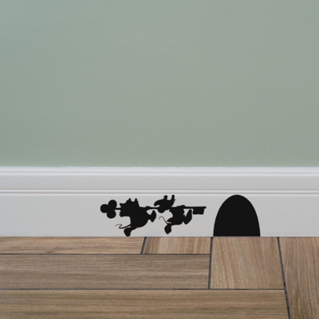Cinderella Mouse Hole Decal / Cinderella Decal / Gus Gus Decal / Mouse ...