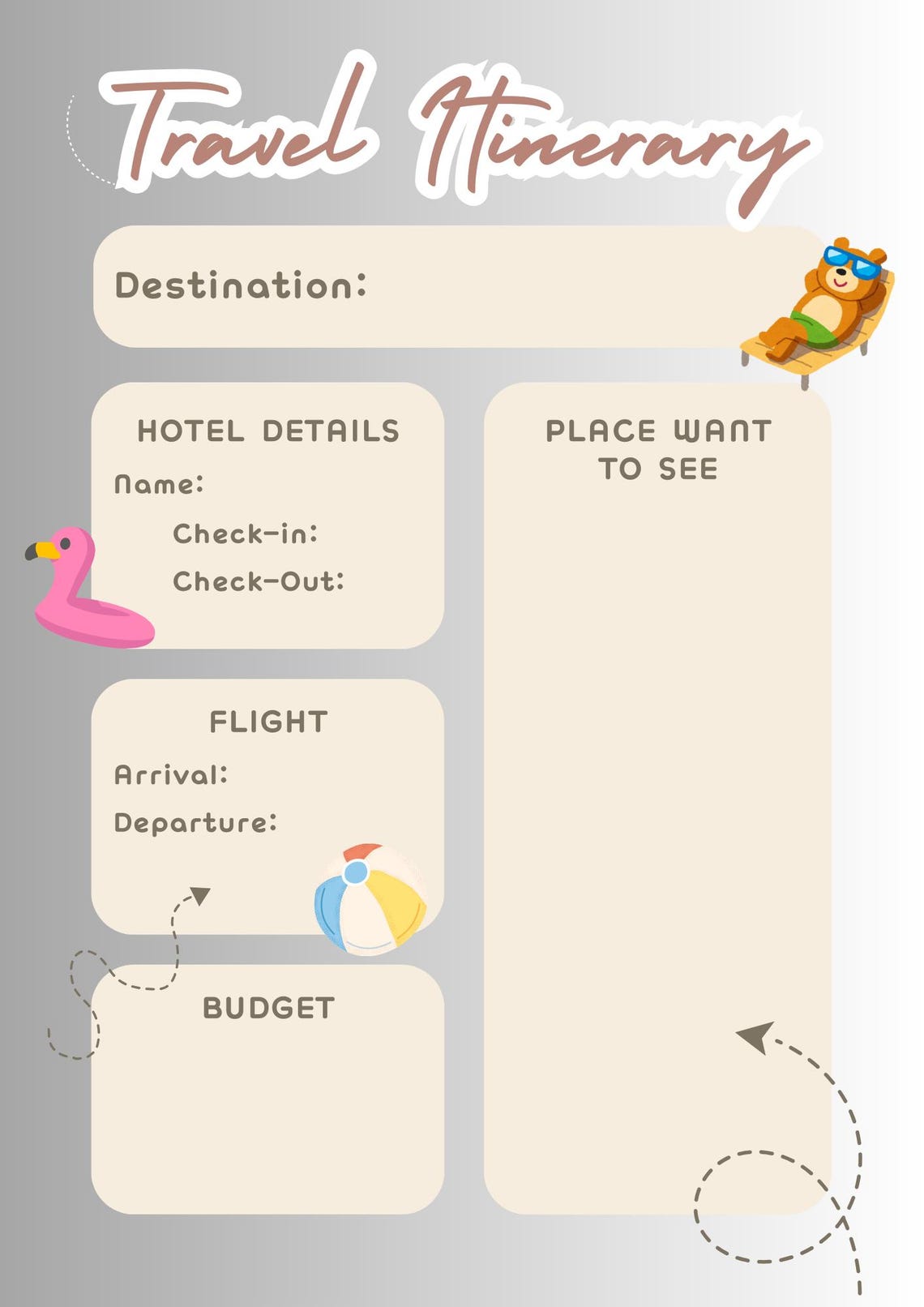 Digital Travel Journal,travel Planner , Vacation Planner, Travel ...