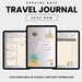 Digital Travel Journal,travel Planner , Vacation Planner, Travel ...