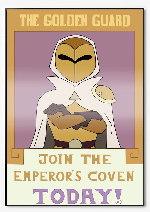 The Golden Guard Poster Join the Emperor's Coven Today - Etsy