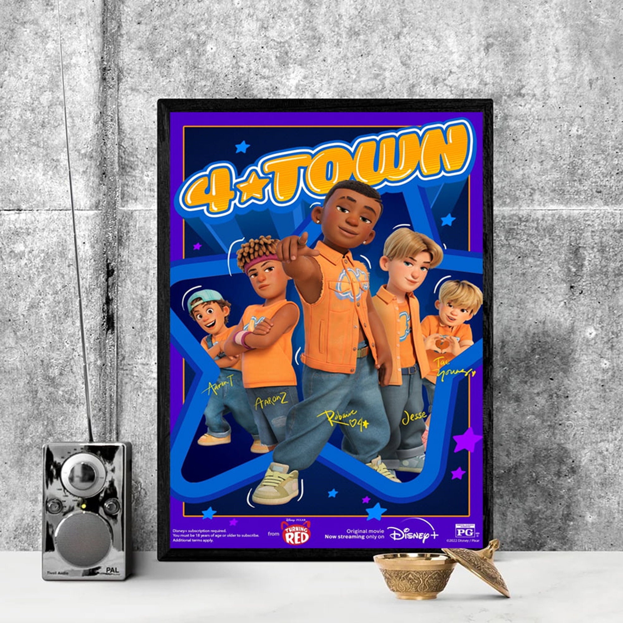 4 Town Poster Turning Red Poster, Turning Red Panda Poster, Turning Red ...