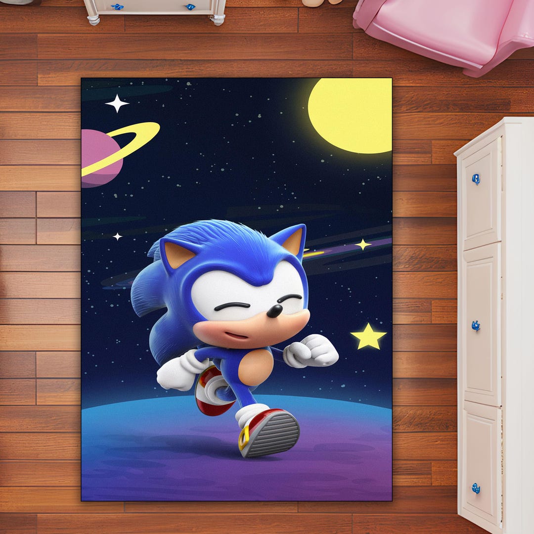 Sonic Rugs, Kids Room and Playroom Rug Perfect for Cozy Spaces ...