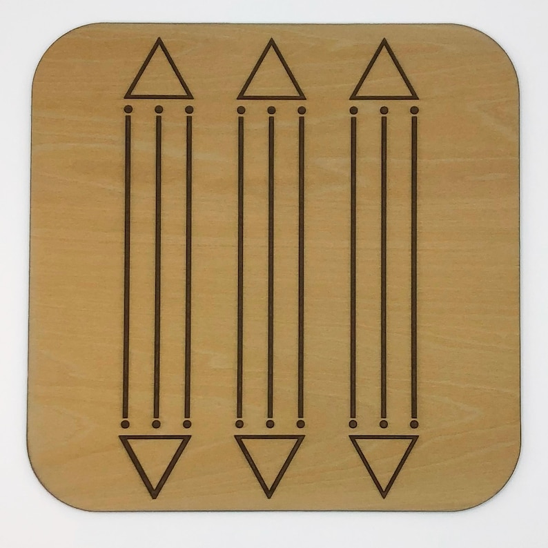 Luxor Radiesthesia Board (radionic Chart) - 1/8" (3mm), 20x20cm - Etsy