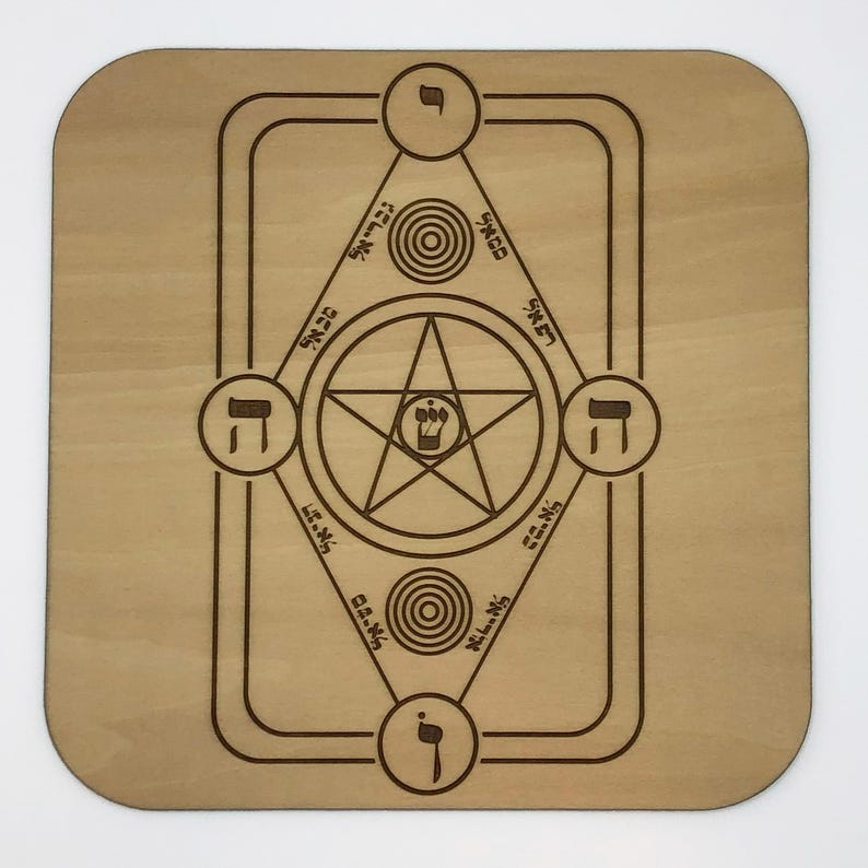 Magic Shield escudo Mágico Radiesthesia Board radionic Chart 1/8 3mm ...