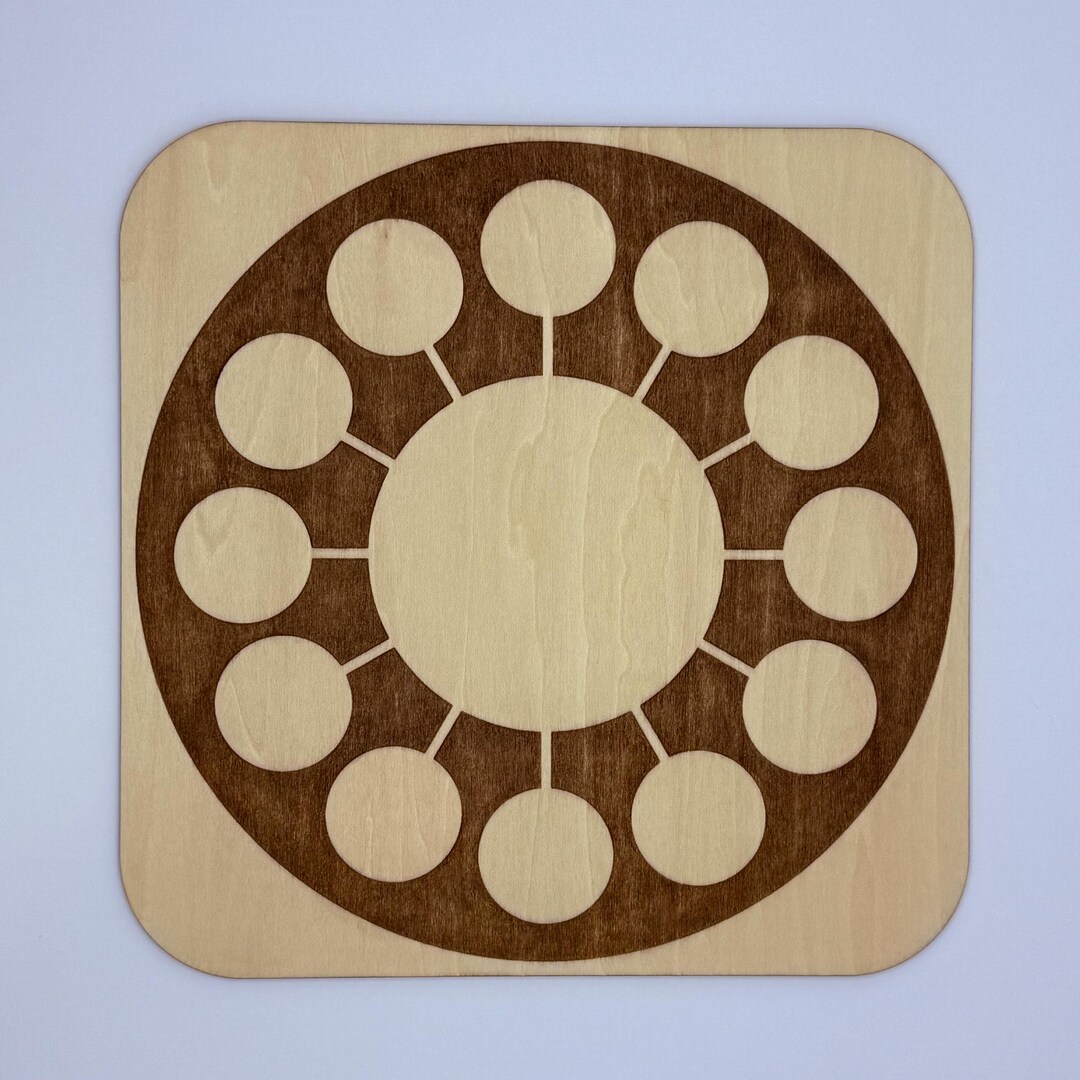 Magnetron Radiesthesia Board (radionic Chart) - 1/8" (3mm), 20x20cm - Etsy