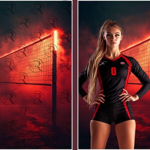 Volleyball Digital Backdrop Photography Backdrop for Sports Poster ...