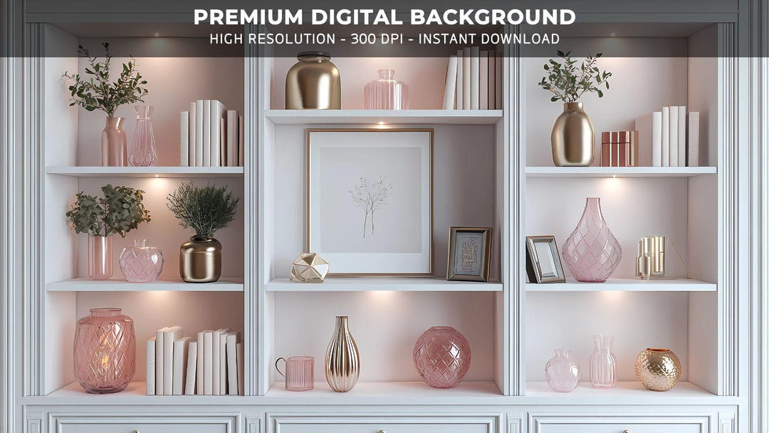 Chic Office Decor Virtual Office Background Zoom Home Office Virtual ...
