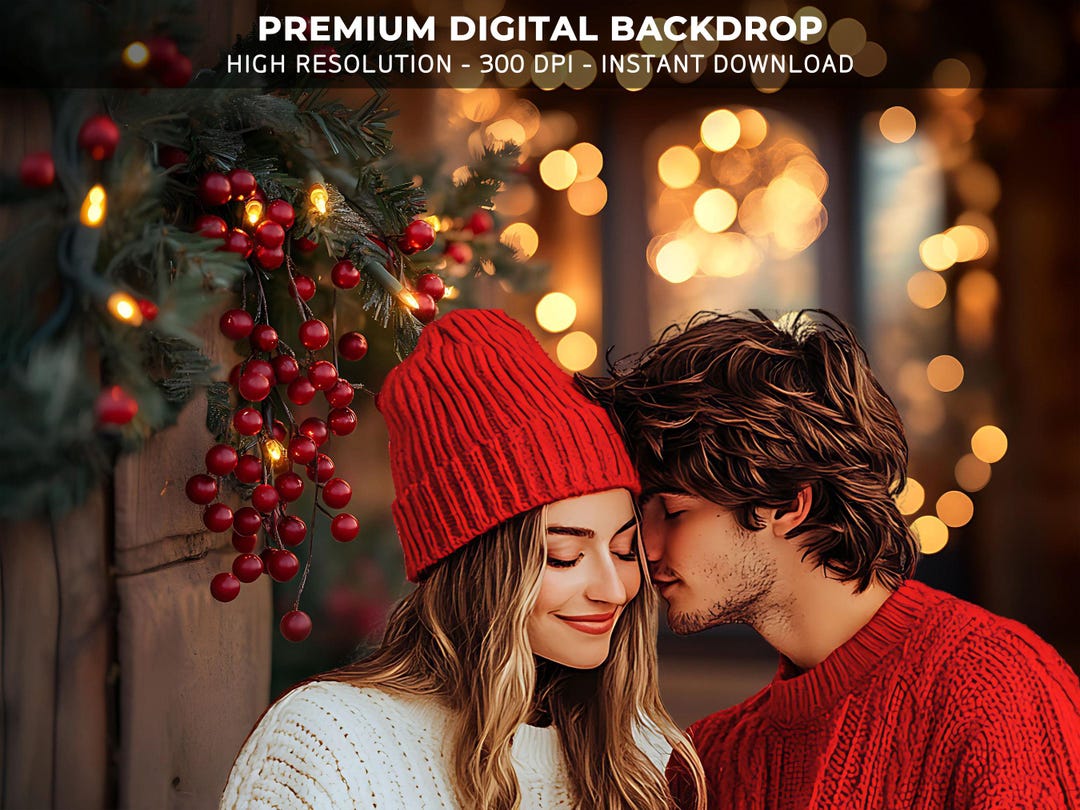 Christmas Bokeh Christmas Digital Backdrop Christmas Tree Backdrop-digital Backdrop for ...