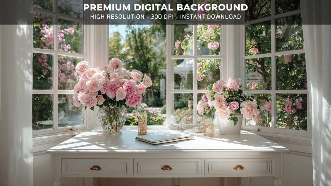 Cozy Home Office Bookshelf Background Zoom Meeting Virtual Office ...