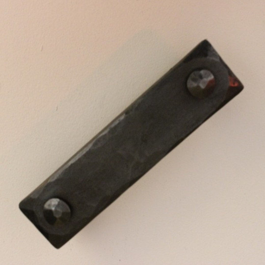 Hand Forged Drawer Handle ~ Button - Etsy