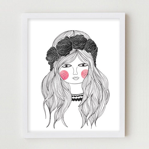 Giclee Print Poster Girls Bedroom Dorm Wall Art Decor | Etsy