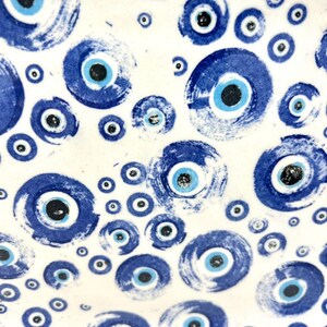 Oval Platter - in Greek Evil Eye Pattern - Etsy