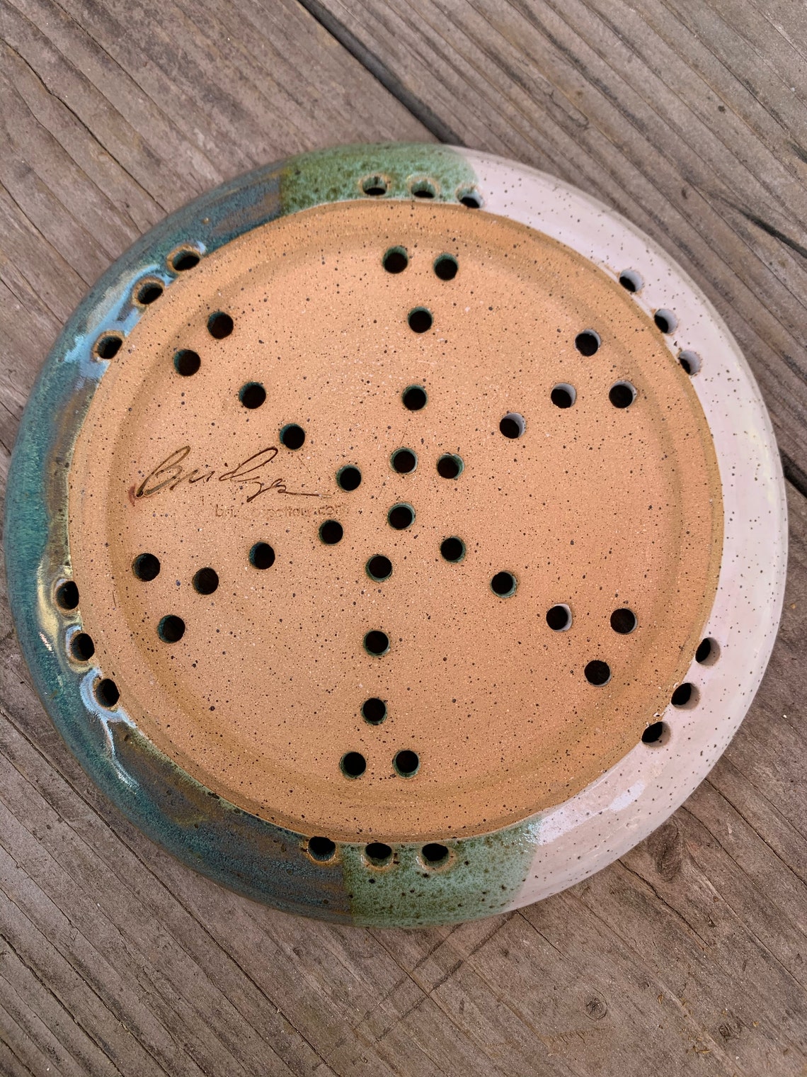 Berry Plate Berry Bowl Colander Strainer - Etsy