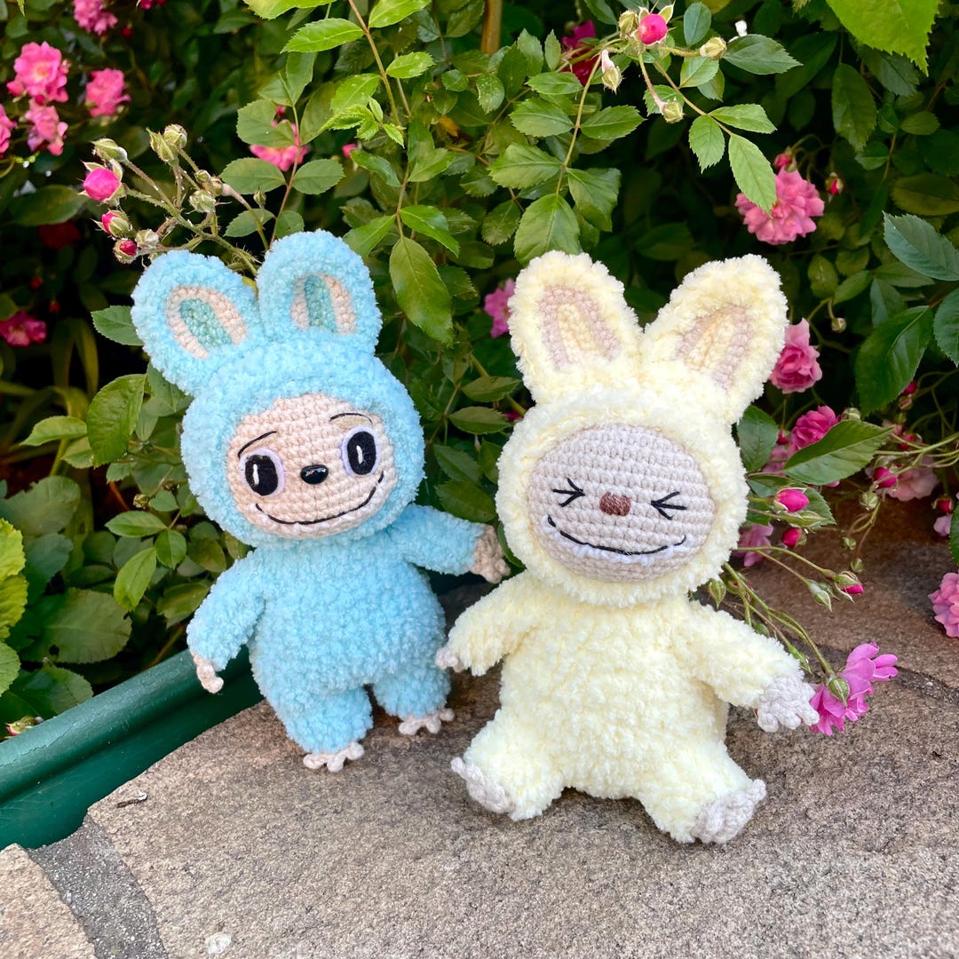 Crochet Laboo Plush Toy | Handmade Fantasy Stuffed Animal | Soft ...