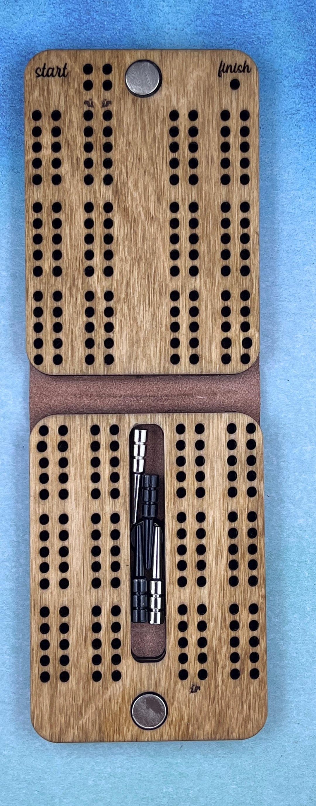 2 Track Folding Cribbage Board Digital File - Etsy