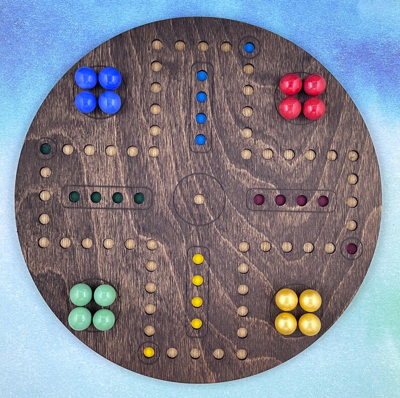 Round 4 Person Aggravation Game Board Digital File - Etsy
