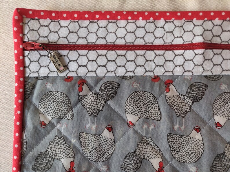 Vinyl Front Project Bag - Etsy