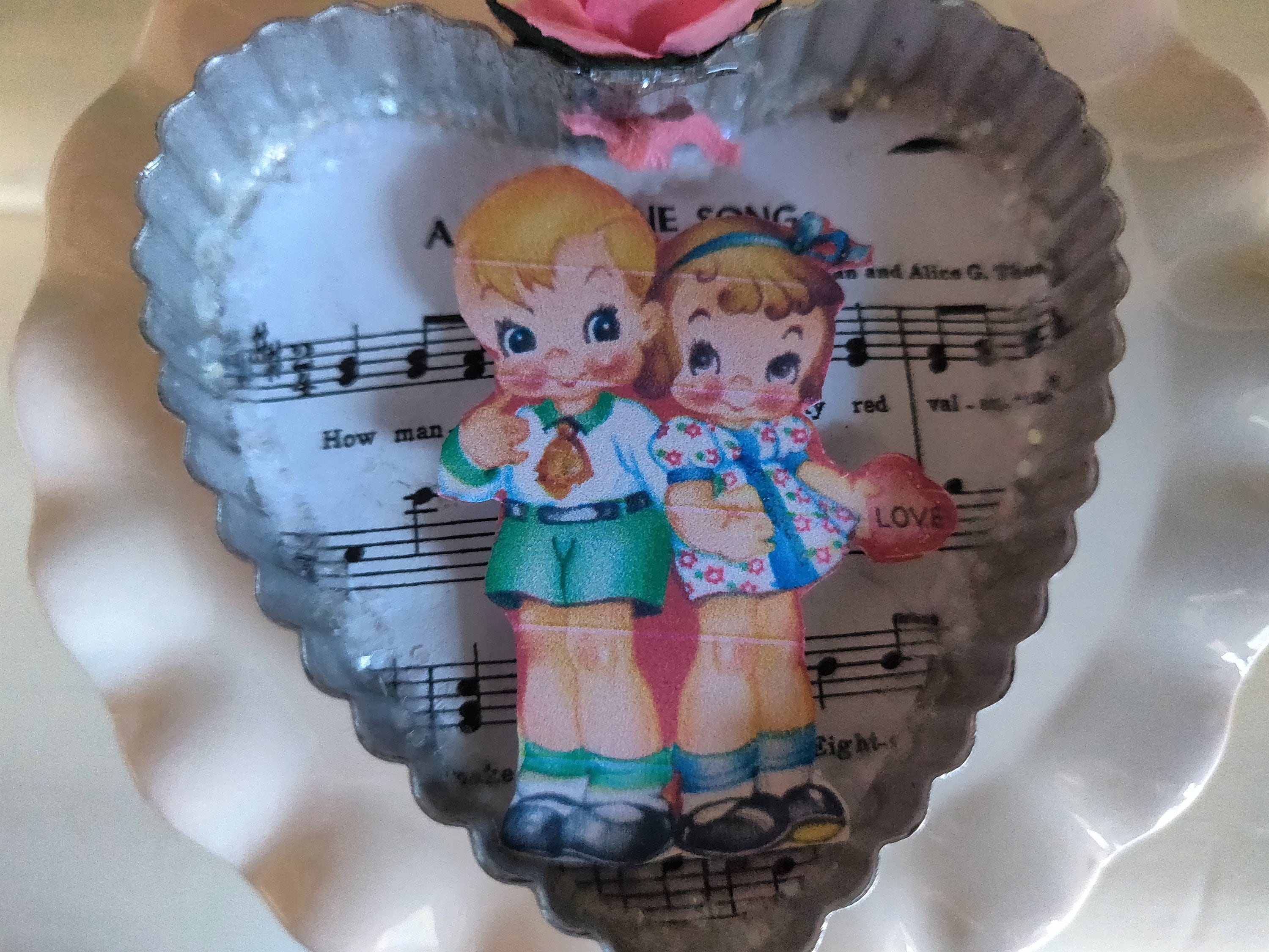 Vintage Metal Heart Cookie Cutter Ornament - Etsy