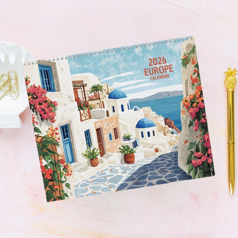 European Wall Calendars - Etsy