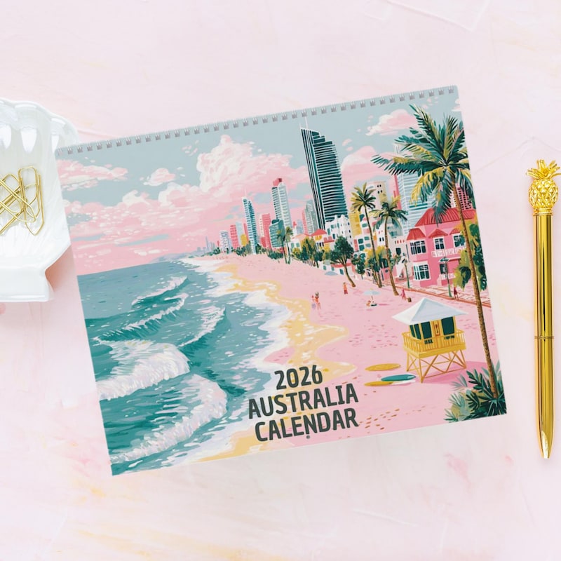 Australian Wall Calendar 2026 - Etsy